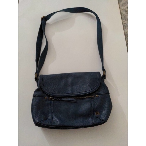 The Sak | Bags | The Sak Blue Leather Shoulder Crossbody Purse | Poshmark